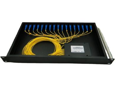 Cina Contenitore ottico montato scaffale di separatore della fibra di SMF 1550nm 1x16 in vendita