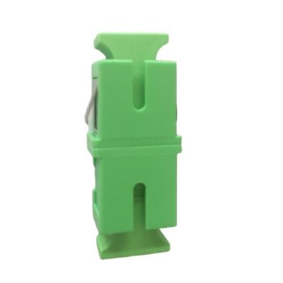 中国 flangeless green SC/APC SM simplex fiber otical adapter 販売のため