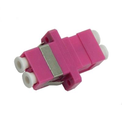 China Manufacture supply 40gig om4 fast speed high quality LC duplex sc flange fiber optic adaptors Te koop