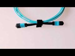 I centri a fibra ottica 50/125um 12 del cavo di toppa ad alta velocità MPO/di MTP OM3