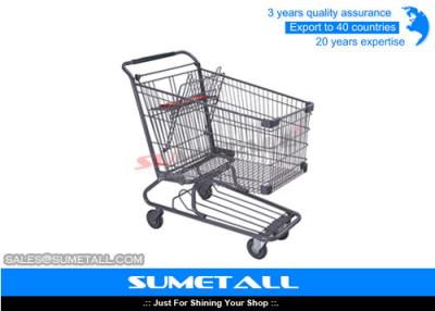Cina Fissi il carrello di acquisto del carrello/4 ruote del supermercato del metallo cromato in vendita