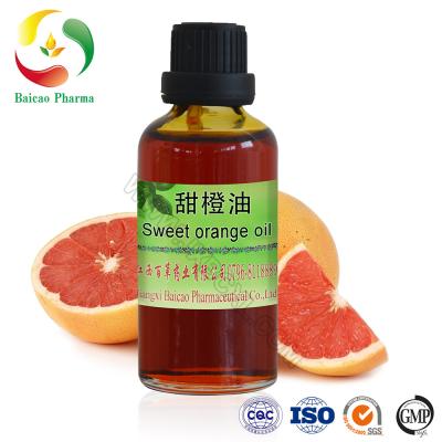 China perfume orange oil, flavor essential pure natural sweet orange oil prices for cosmetic for sale
