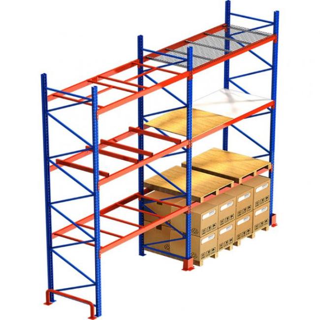 Custom Size Back To Back High Density Pallet Racking Beam Racking System 0