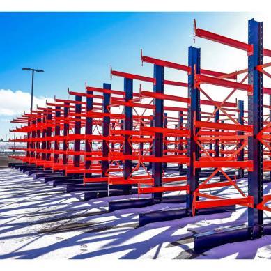 Quality Q235 Q355 Steel Cantilever Storage Racks With Galvanized Or Powder Coating Surface for sale