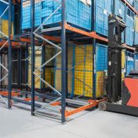 Quality Adjustable Q235B Push Back Racks for LIFO Warehouse Storage Up to 1200kg/Pallet for sale