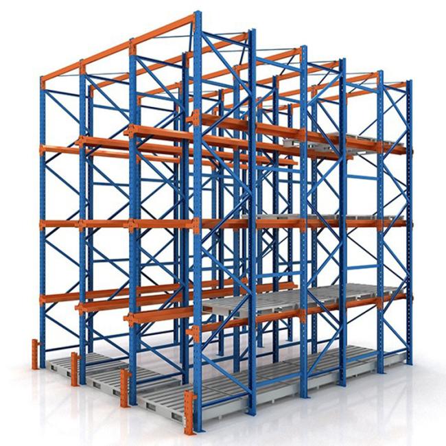 Drive-in racking system in operation