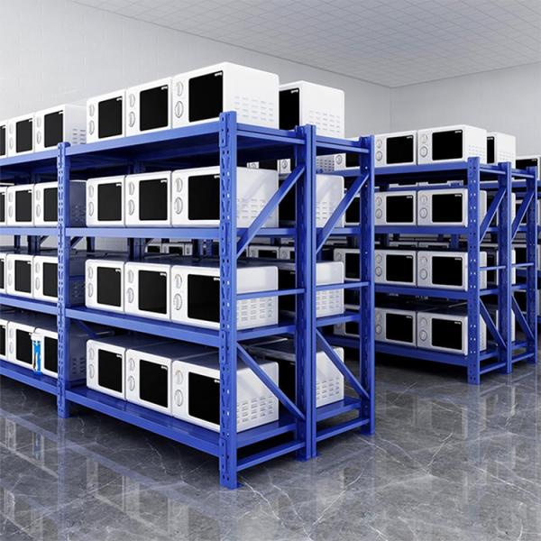 Quality Q235B Q355B Steel Factory Medium Duty Rack Adjustable Levels Warehouse Storage for sale