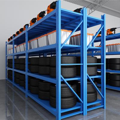 Китай Регулируемая стальная стойка средней нагрузки с 3-5 уровнями для организации и максимизации пространства для хранения продается