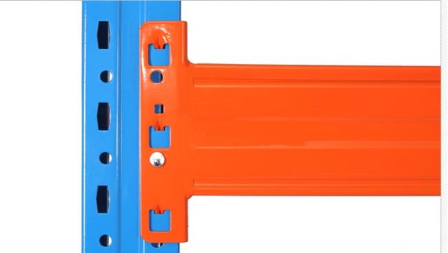 Pallet racking system installation example