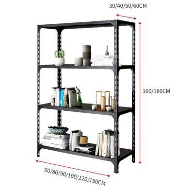 China Bolted Or Boltless Type Light Duty Metal Shelving Multilayer Storage Rack For Home Office for sale