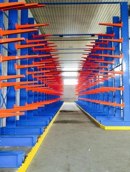 Quality Outdoor Use Cantilever Storage Rack System Industrial Cantilever Shelving With for sale