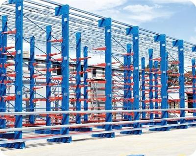 China Medium Duty Cantilever Racking System Q235B Steel Industrial Cantilever Racks for sale