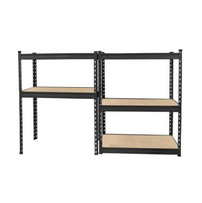 China Wide Span Light Duty Boltless Shelving Q235B Steel Rivet Storage Racks for sale
