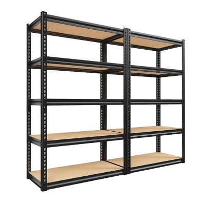 China Light Duty Quick Assembly Boltless Rivet Shelving Adjustable For Flexible Light Storage for sale