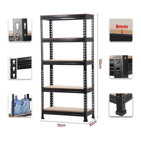 Quality Robust Construction Light Duty Rivet Rack Shelving Boltless Storage Shelves for sale