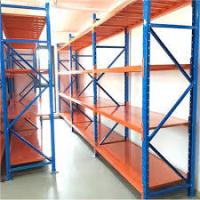 Quality Adjustable Height Medium Duty Metal Shelving Bolted Warehouse Racks 200-800kg for sale