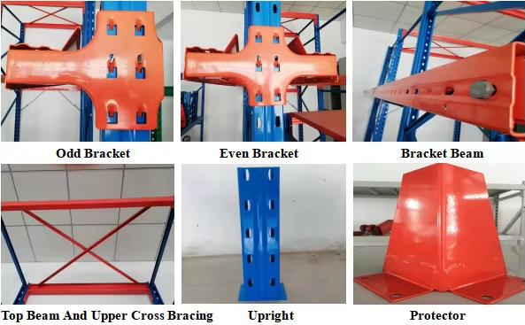 Quality Q235B Steel Radio Shuttle Warehouse Racking Heavy Duty Shelving Multi Level Type for sale