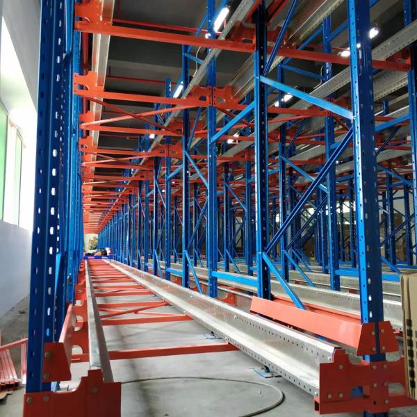 Quality Cold Storage Radio Shuttle Rack With Power Coating Or Galvanized Finish for sale