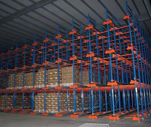 Quality Smart Radio Shuttle Storage System Warehouse Shelving System Custom Size for sale