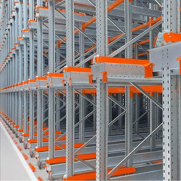 Quality Smart Radio Shuttle Storage System Warehouse Shelving System Custom Size for sale