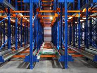 Quality Smart Radio Shuttle Storage System Warehouse Shelving System Custom Size for sale