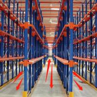 Quality FIFO LIFO Industrial Radio Shuttle Racking Powder Coating Surface Customized for sale