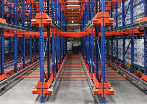 Quality Forklift Operated Warehouse Shuttle Racking System Semi Automated Storage for sale