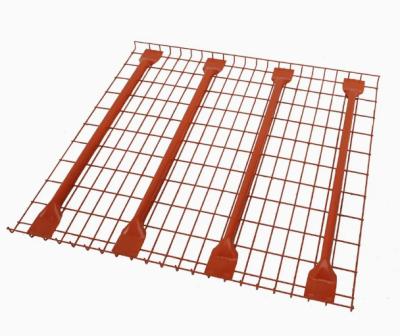 Cina Pavimenti in rete metallica elettrosaldata zincata per scaffalature di stoccaggio con 4 rinforzi in vendita