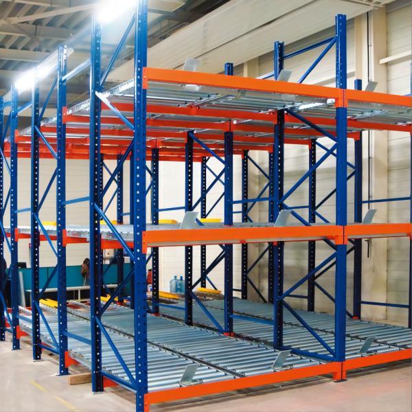 Quality Customized Heavy Duty Q235B Steel Gravity Pallet Flow Racking System for for sale