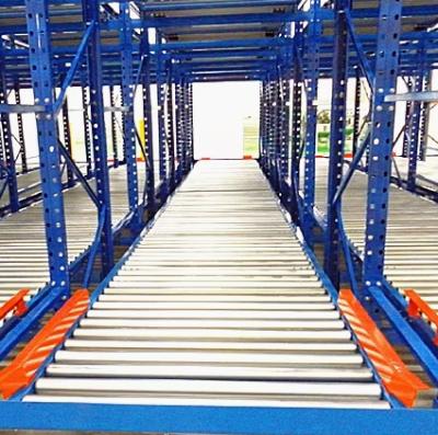 China Adjustable FIFO Gravity Flow Pallet Rack System 1000kg-2000kg Per Pallet for sale