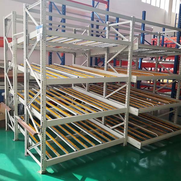Quality Cold Chain Gravity Carton Flow Shelving Anti Condensation With Cold Resistant Rollers for sale