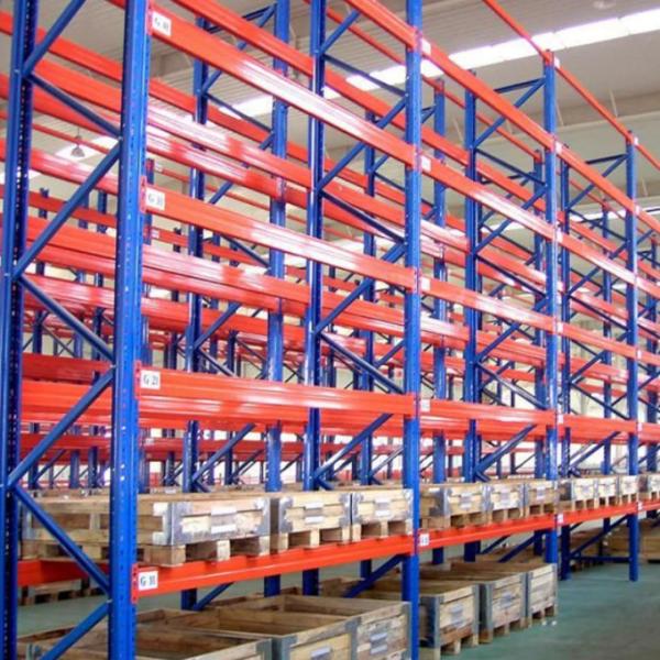 Quality Selective Pallet Racking Q235B Q355B Steel Industrial Warehouse Shelving 2-6 Levels for sale