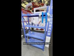 oem muiti layer medium duty storage rack industrial metal shelving adjusted height