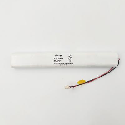 Cina Batteria Ni-Cd ad alta temperatura 9.6V 1100mAh per ricarica e scarica di emergenza in vendita