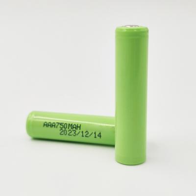 Cina Batteria Ni-MH ad alta temperatura, AAA750mAh, temperatura di carica e scarica -20°C ~ +70°C in vendita