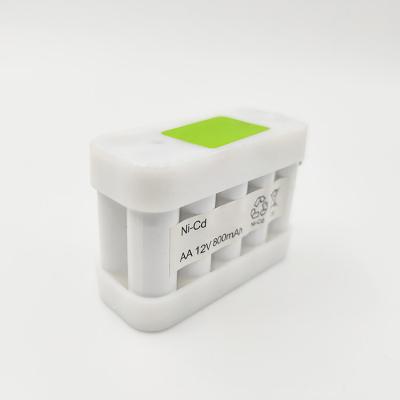 Cina Batteria Ni-Cd ad alta temperatura 12V 800mAh per la ricarica e scarica di emergenza in vendita
