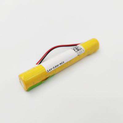 Cina Batteria Ni-Cd ad alta temperatura 2.4V 800mAh per ricarica e scarica di emergenza in vendita