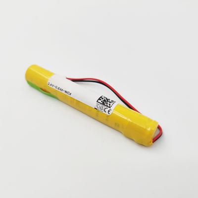 Cina Batteria Ni-Cd ad alta temperatura 2.4V 800mAh per ricarica e scarica di emergenza in vendita