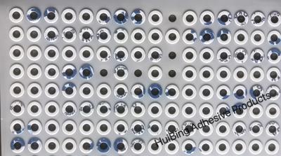 China Small Hole Die Cut 0.15mm Double Coated Tissue Tape 9448A with High Temperature Resistance for sale