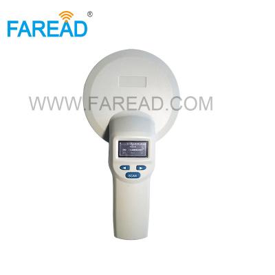 China 134.2khz LF fdx-b animal handheld microchip scanner ear tag reader for livestock management and tracking for sale