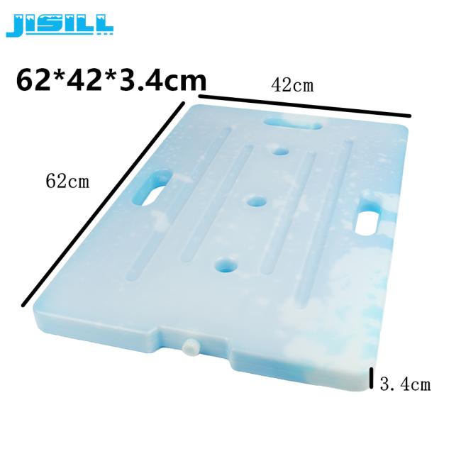 The food grade eco-friendly hard plastic durable large ice plate for cold chain transport