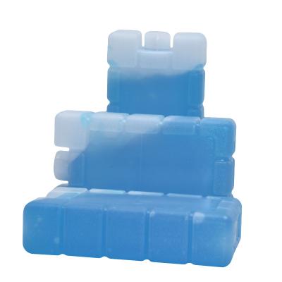 Cina Il congelatore per ghiaccio blu riutilizzabile della borsa termica da 400 ml confeziona mattoni di gel di ghiaccio per alimenti in vendita