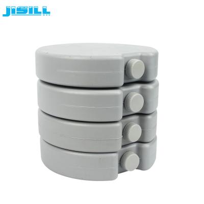 China Food Grade HDPE Plastic Lunch Ice Packs Flask For Drinks Round Shape for sale