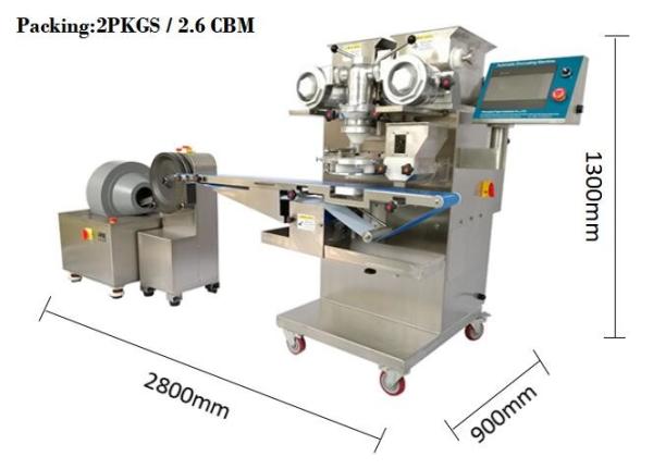 Quality 304 Stainless Steel Protein Ball Rolling Machine Easy Operate 2400*860*1300MM for sale
