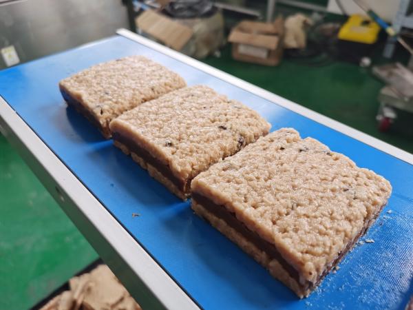 Quality Three Layer Protein Bar Production Line 220V Papa Encrusting Machine for sale