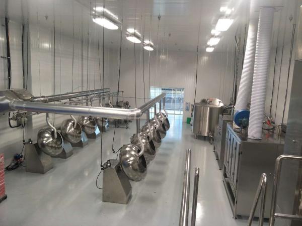 Quality 220V 380V Chocolate Panning Machine 32 rev/min Chocolate Polishing Machine for sale