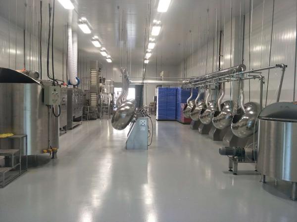Quality 220V 380V Chocolate Panning Machine 32 rev/min Chocolate Polishing Machine for sale