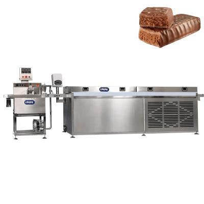 China Full-Automatic Food Grade Stainless Steel Chocolate Enrober Machine with High Efficiency for Commercial Use for sale