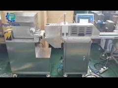 3 Row Protein Bar Making Machine , Automated Protein Bar Extruder Machine 0.8kw