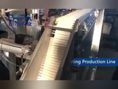 Pocky Biscuit Chocolate Coating Machine 1300kg/h With Nuts Decoration Air Cooling